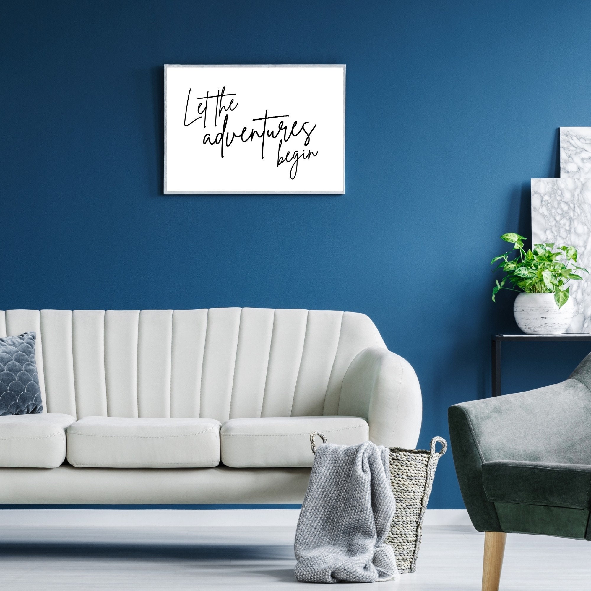 Let the Adventures Begin Print | Travel Quote Print, Inspirational ...