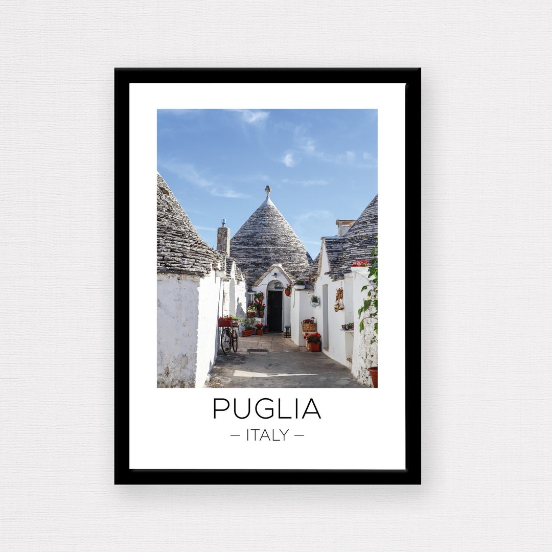 Puglia Print | Puglia Travel, Italy Wall Art, Puglia Poster, Italy ...