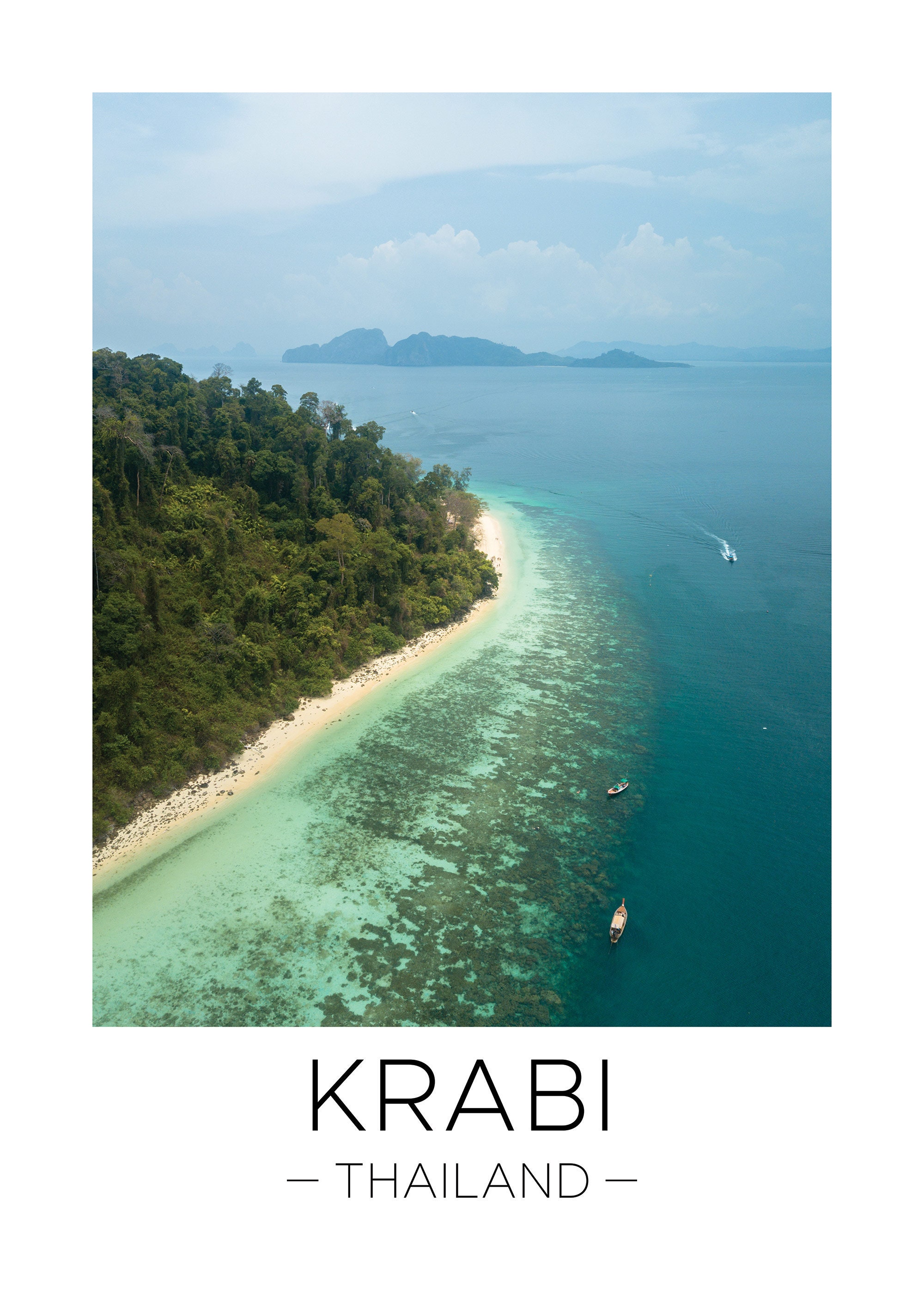 Thailand Print | Krabi Print, Krabi Wall Art, Krabi Poster, Thailand ...