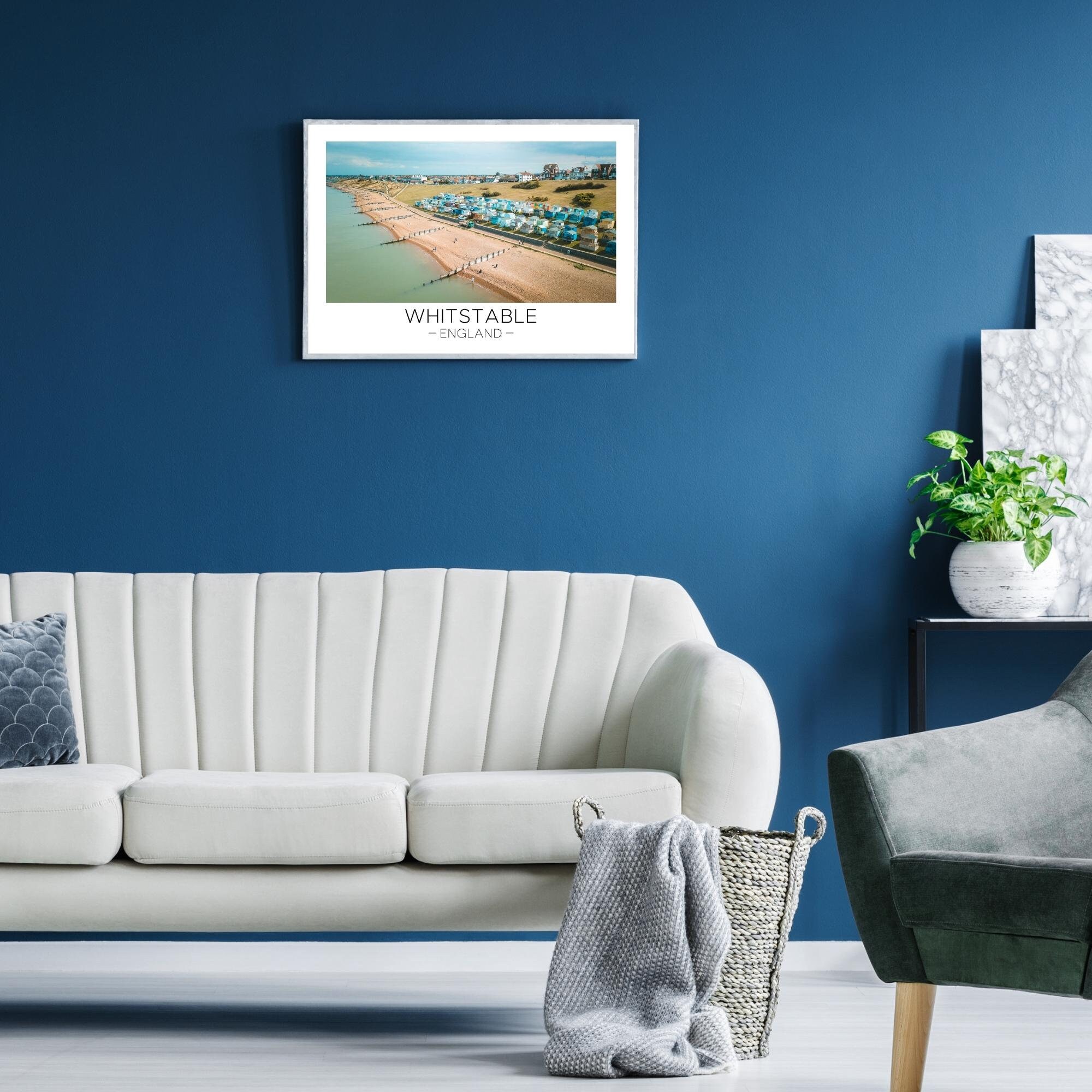 Whitstable Print | Whitstable Poster, English Seaside Wall Art, England ...