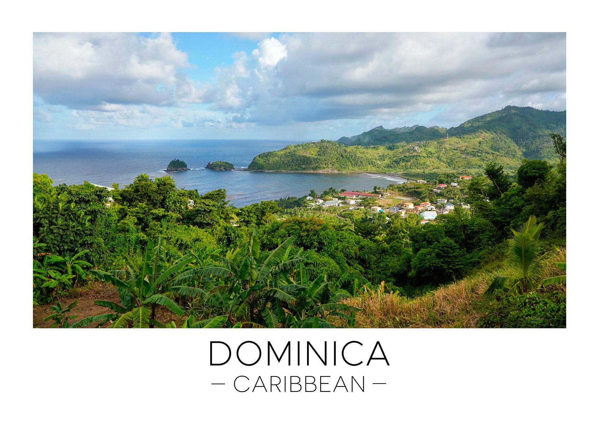 Dominica Print Dominica Poster Dominica Art Dominica - Etsy