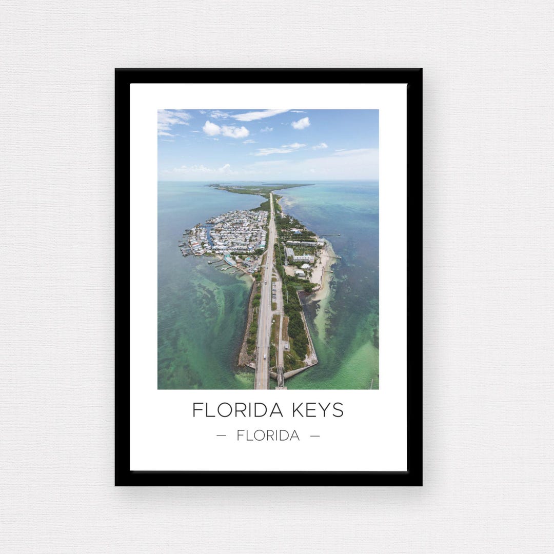Florida Keys Print | Florida Keys Wall Art, Florida Keys Poster ...