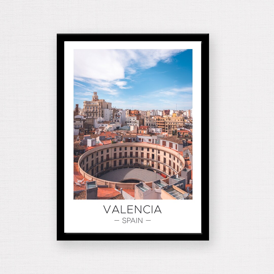 Valencia Print | Valencia Travel Poster, Spain Wall Art, Valencia ...