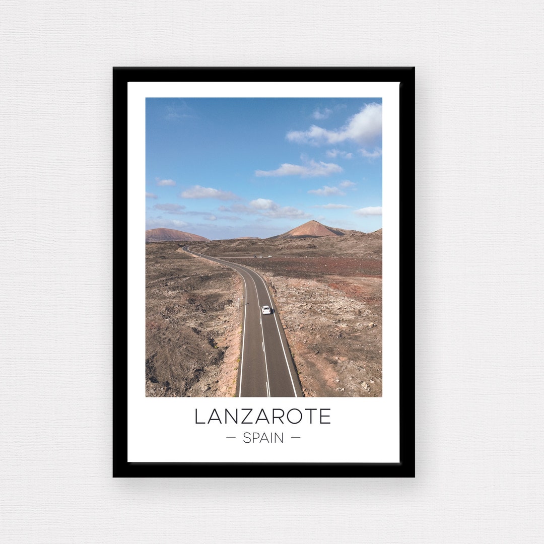 Lanzarote Print | Lanzarote Travel Poster, Lanzarote Poster, Lanzarote ...