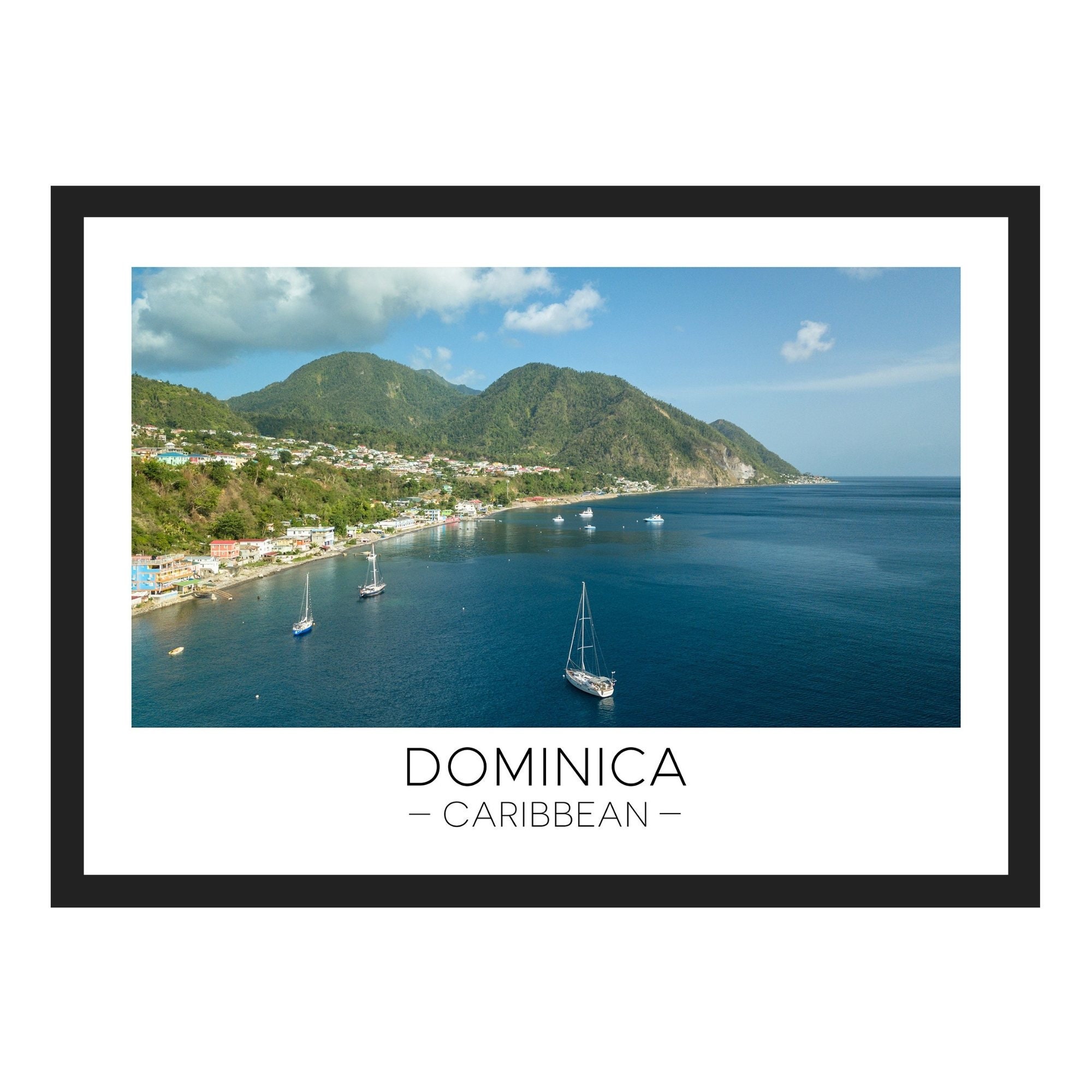 Dominica Print | Dominica Poster, Dominica Art, Dominica Travel ...