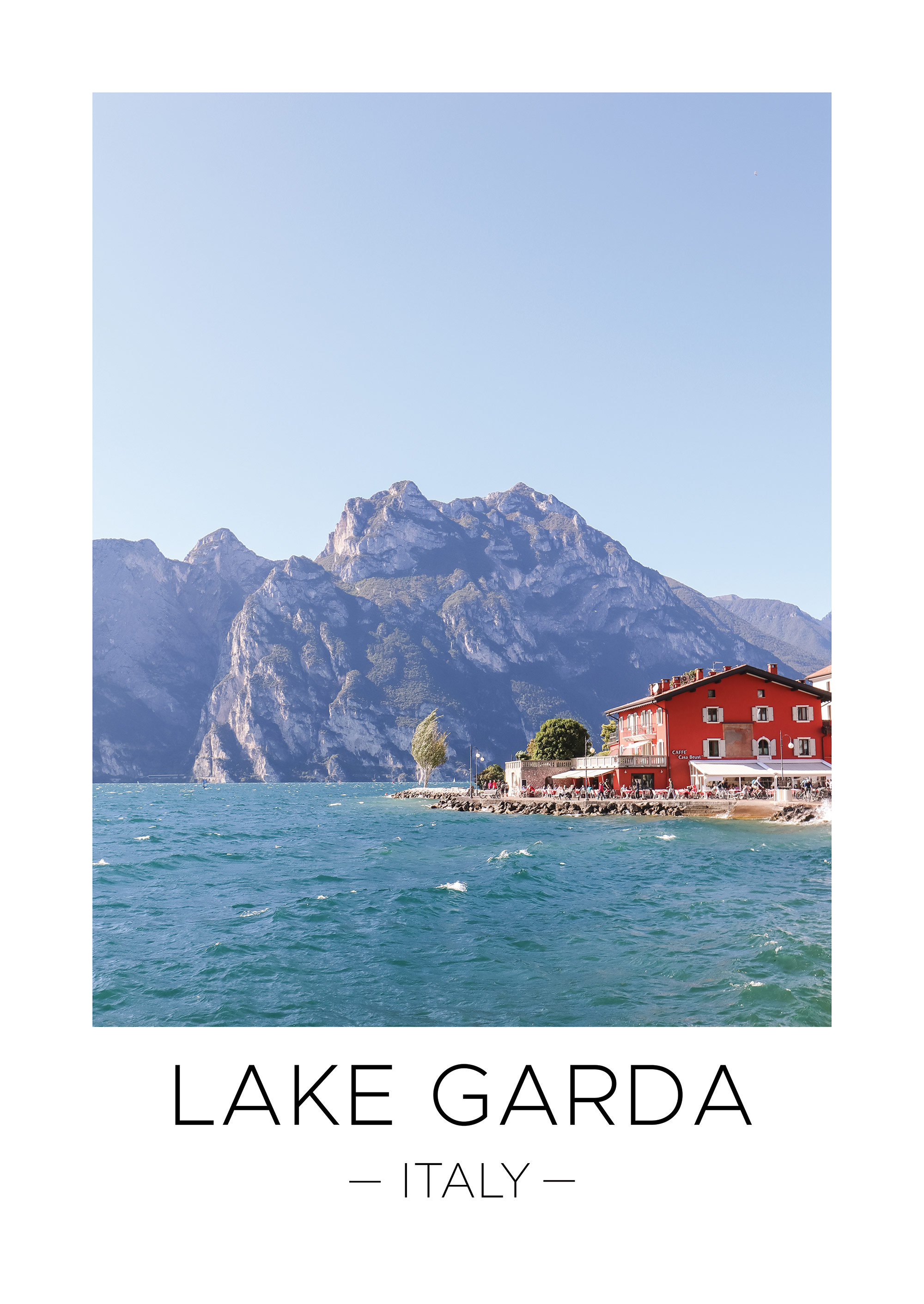 Lake Garda Print | Lake Garda Travel, Lake Garda Italy Wall Art, Lake ...