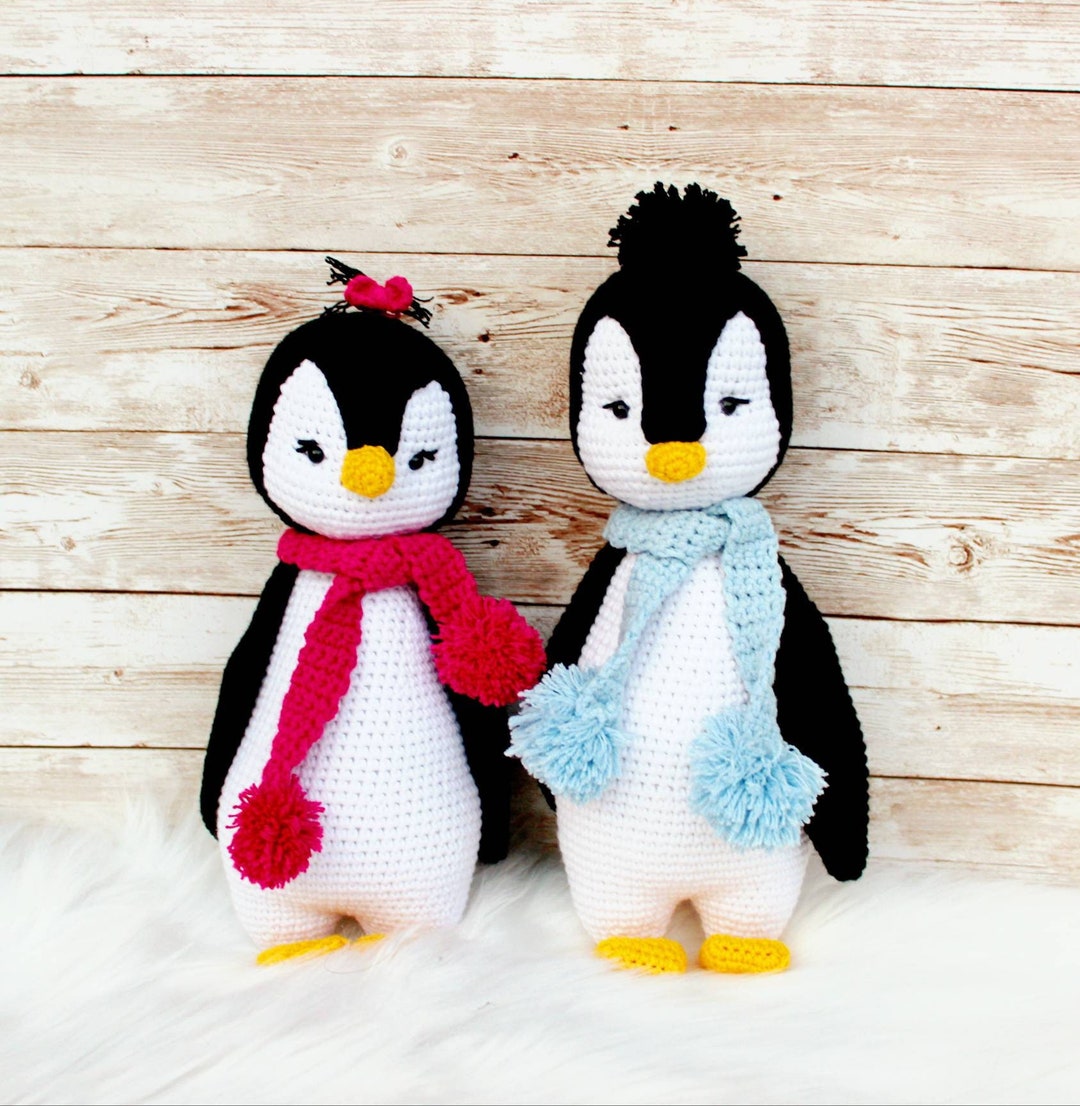 Crocheted Cuddly Toy Crocheted Amigurumi Penguin Crocheted Penguin ...