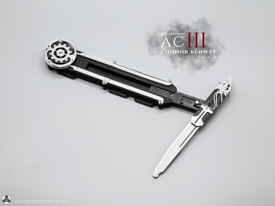 V2 Assassin's AC III Connor Kenway Pivot Hidden Blade (LEFT Arm Version ...