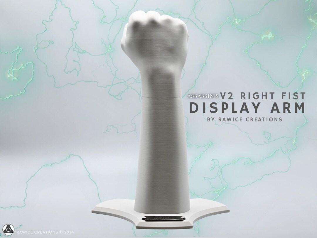 Rawice Creations V2 RIGHT Fist Display Arm Stand - for Assassin's ...