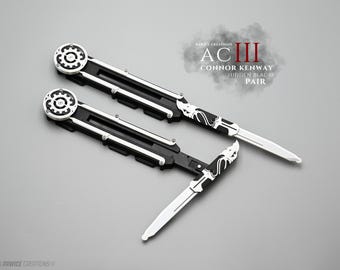 V2 Assassin's Maria Hidden Blade + Dart Launcher - AC Movie Blade - Etsy