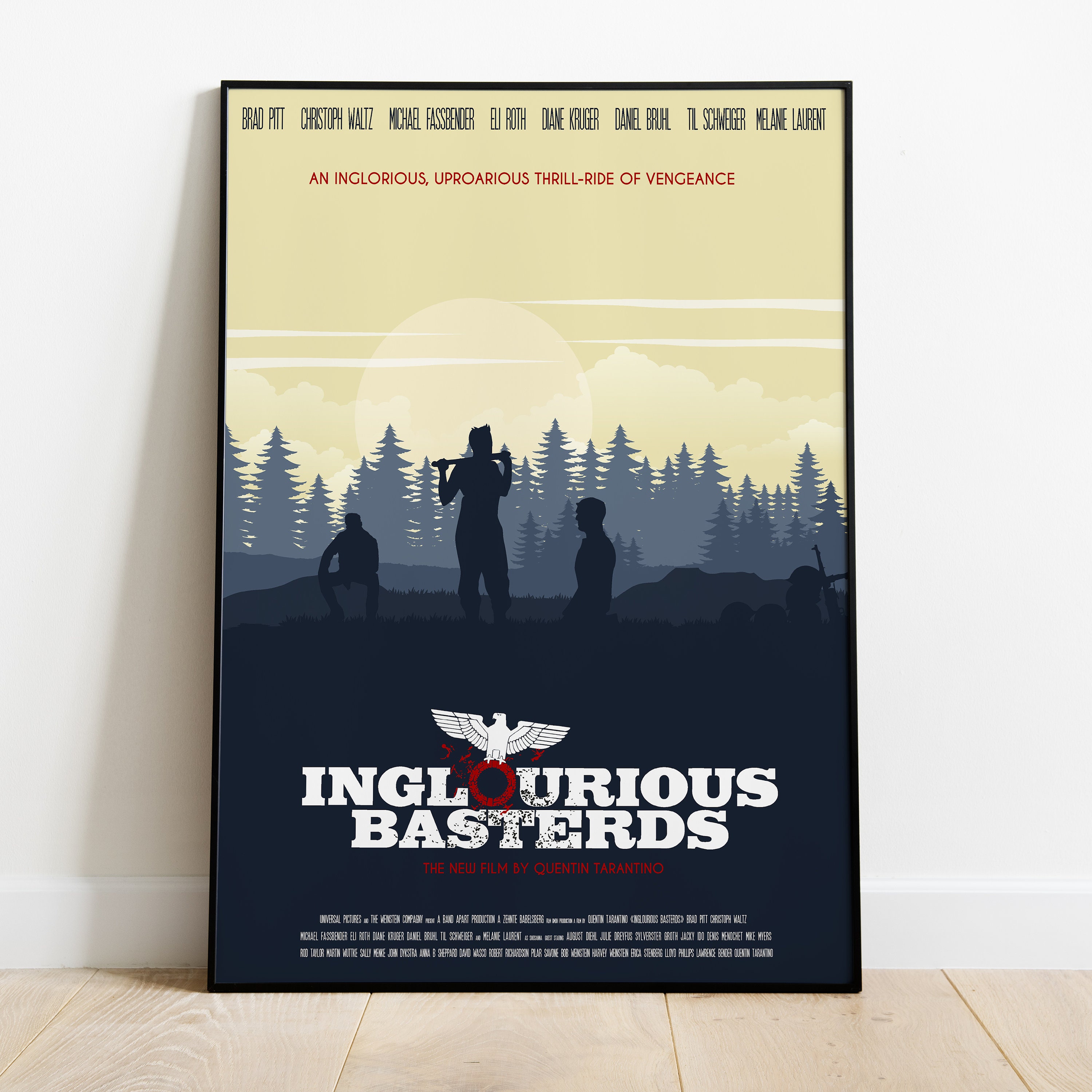 Inglourious Basterd Poster Quentin Tarantino - Etsy Norway