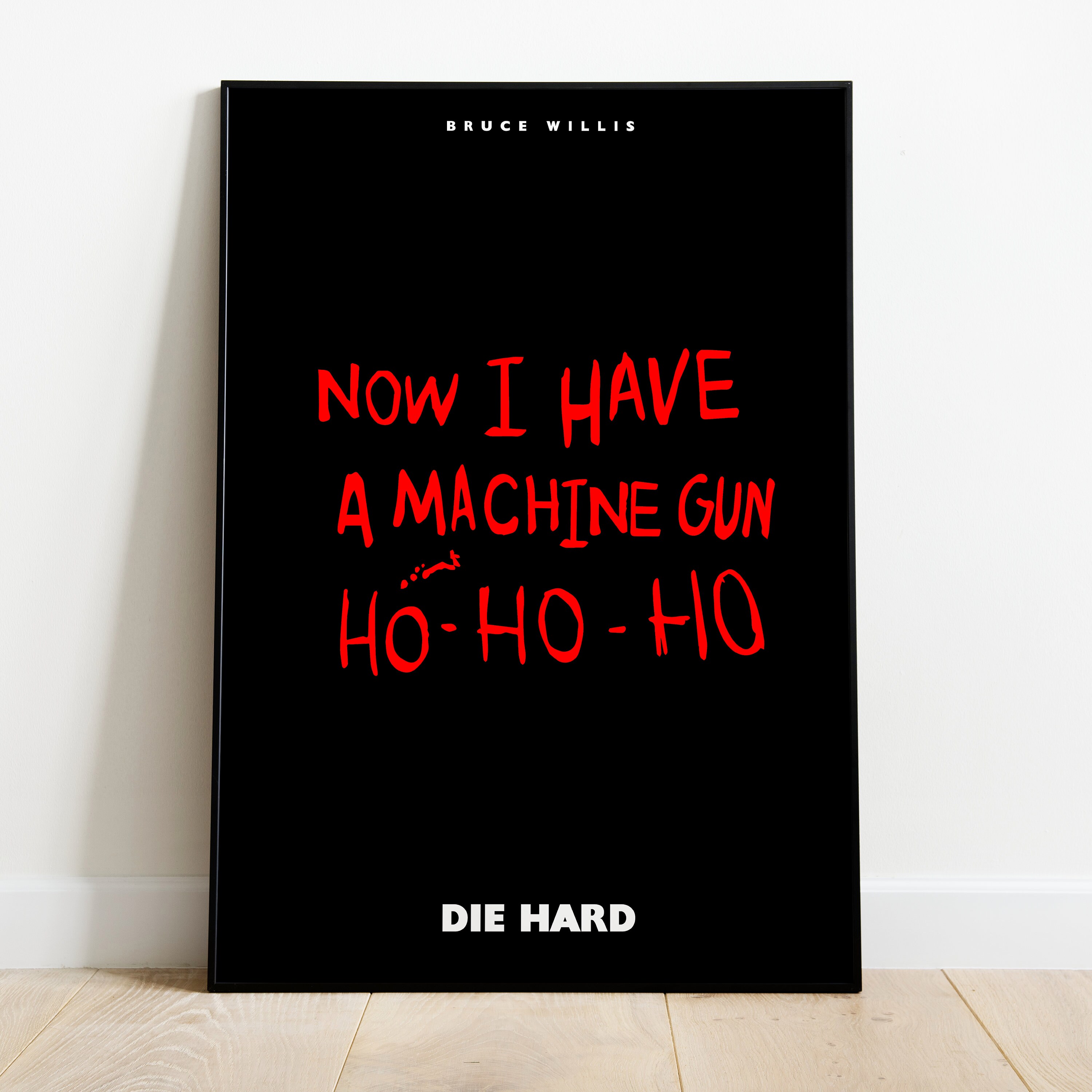 Die Hard Minimalist Poster - Etsy