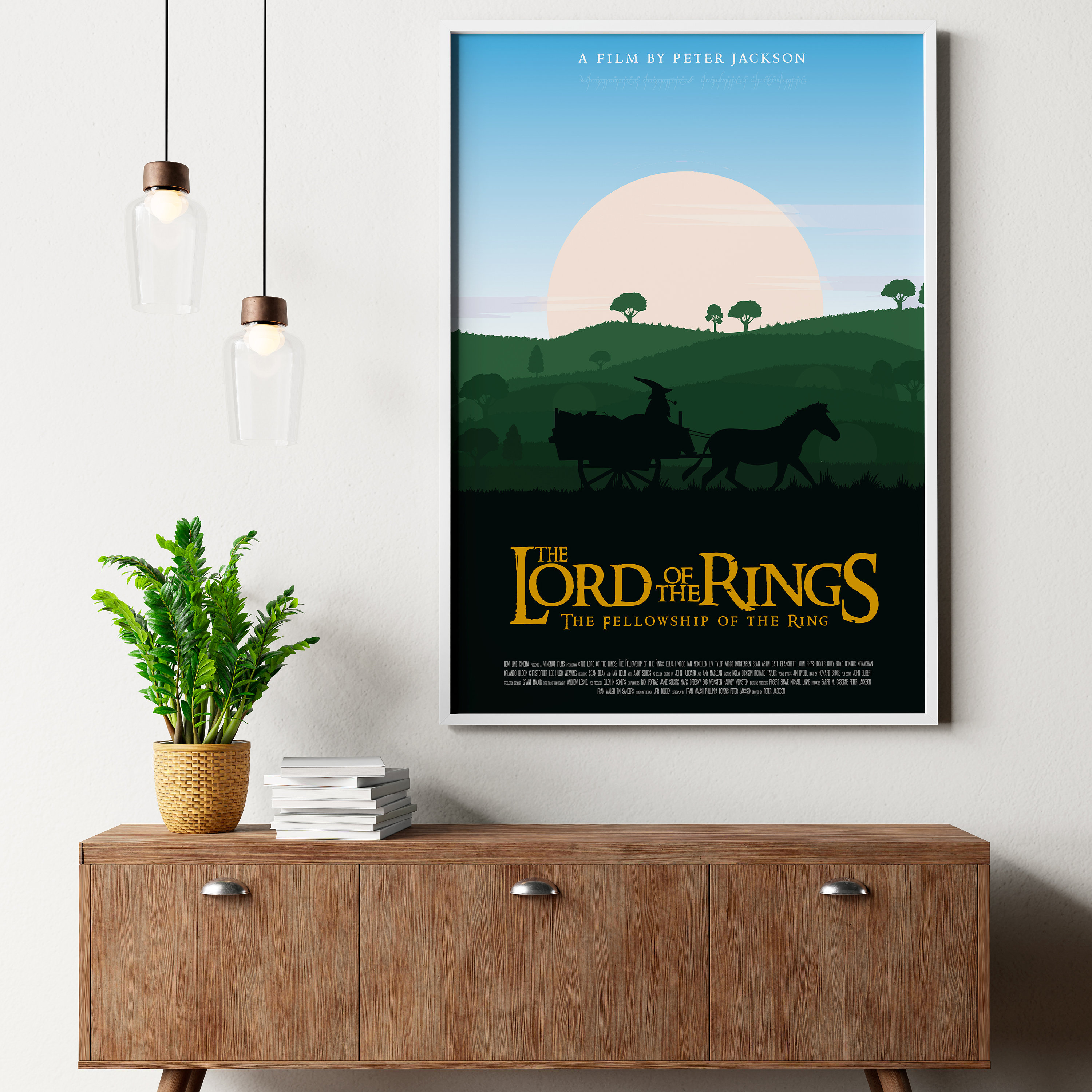 The Lord of the Rings Movie Poster Printing on Paper and Canvas ...