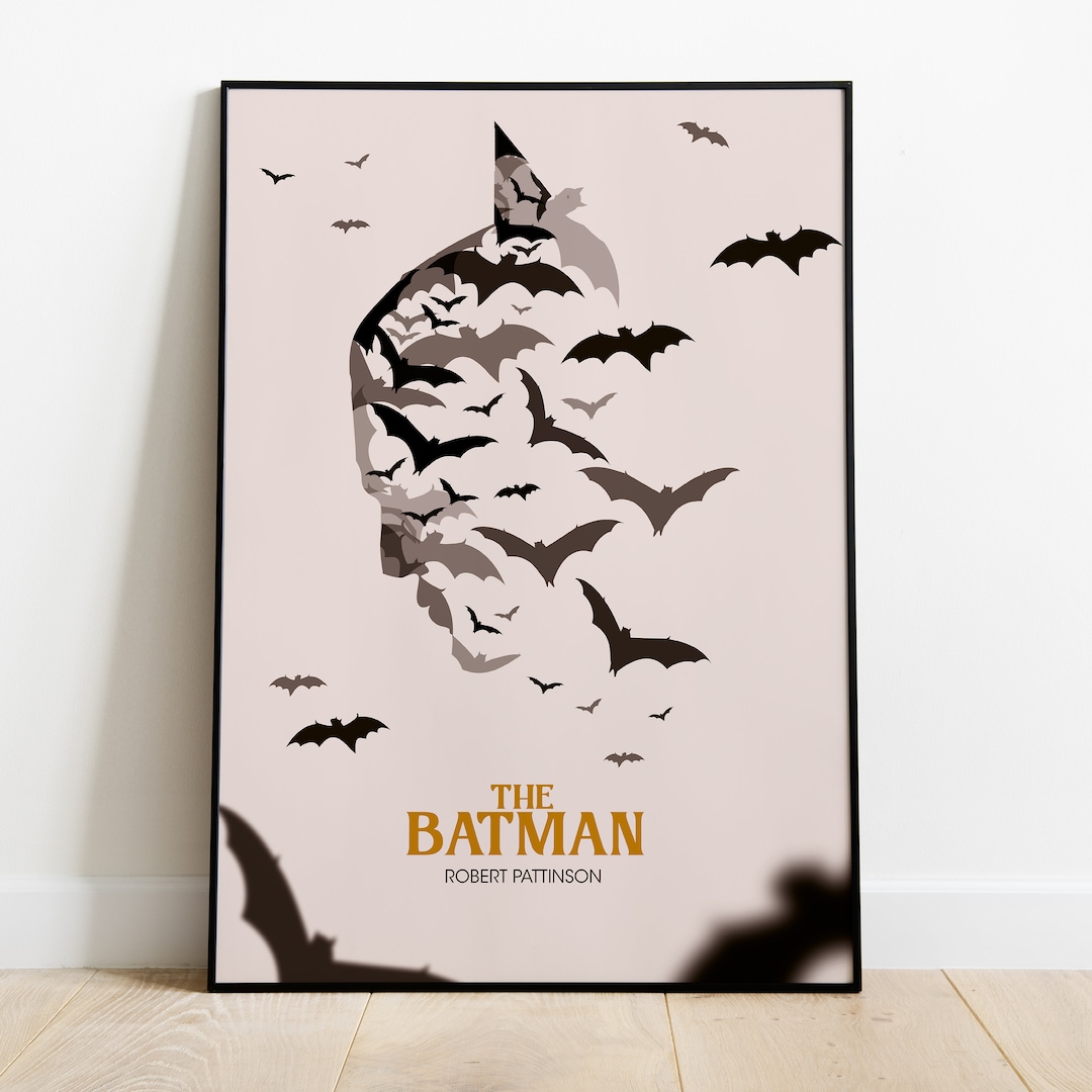 Poster the Batman 2022 Robert Pattinson Minimalist Poster DC Comics - Etsy