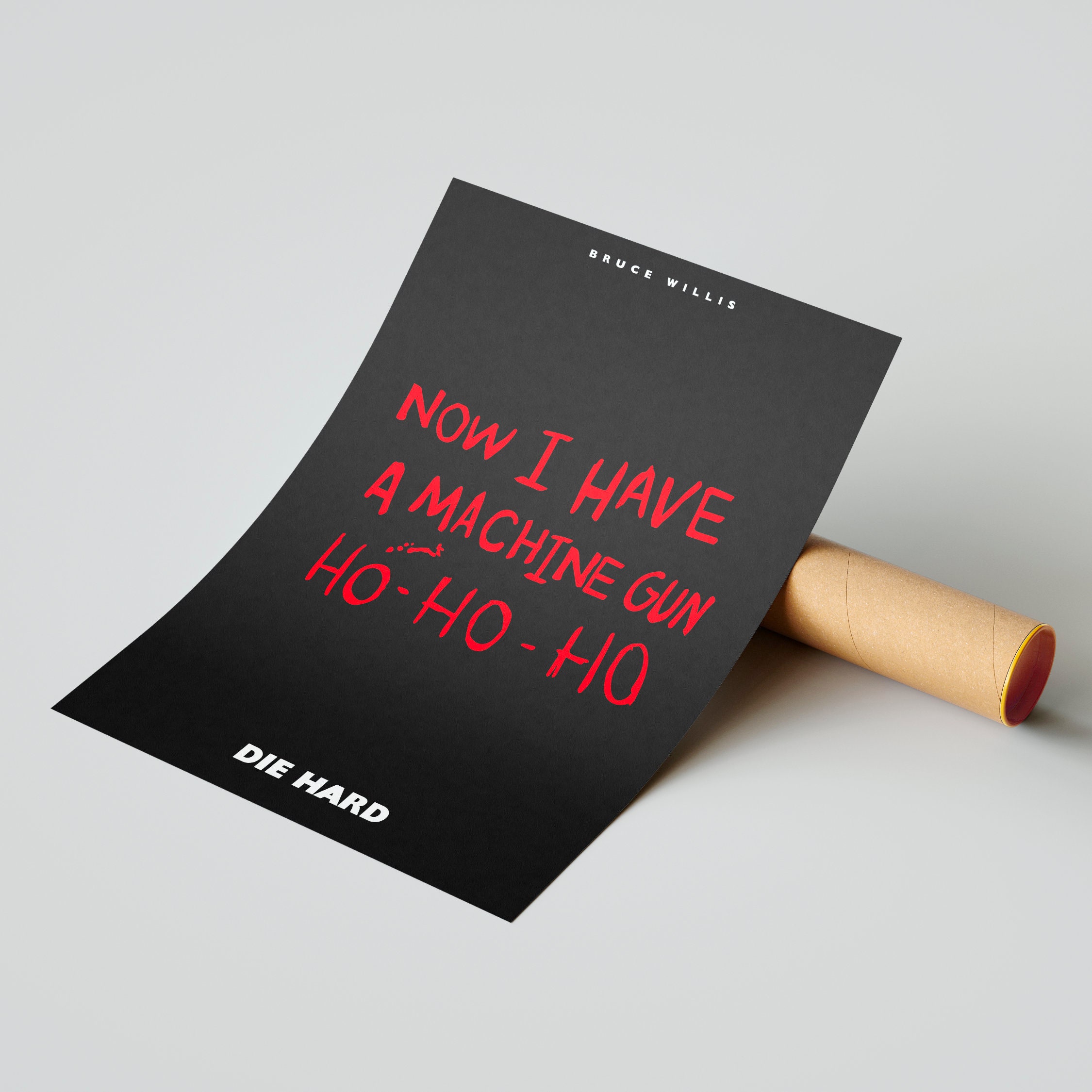 Die Hard Minimalist Poster - Etsy