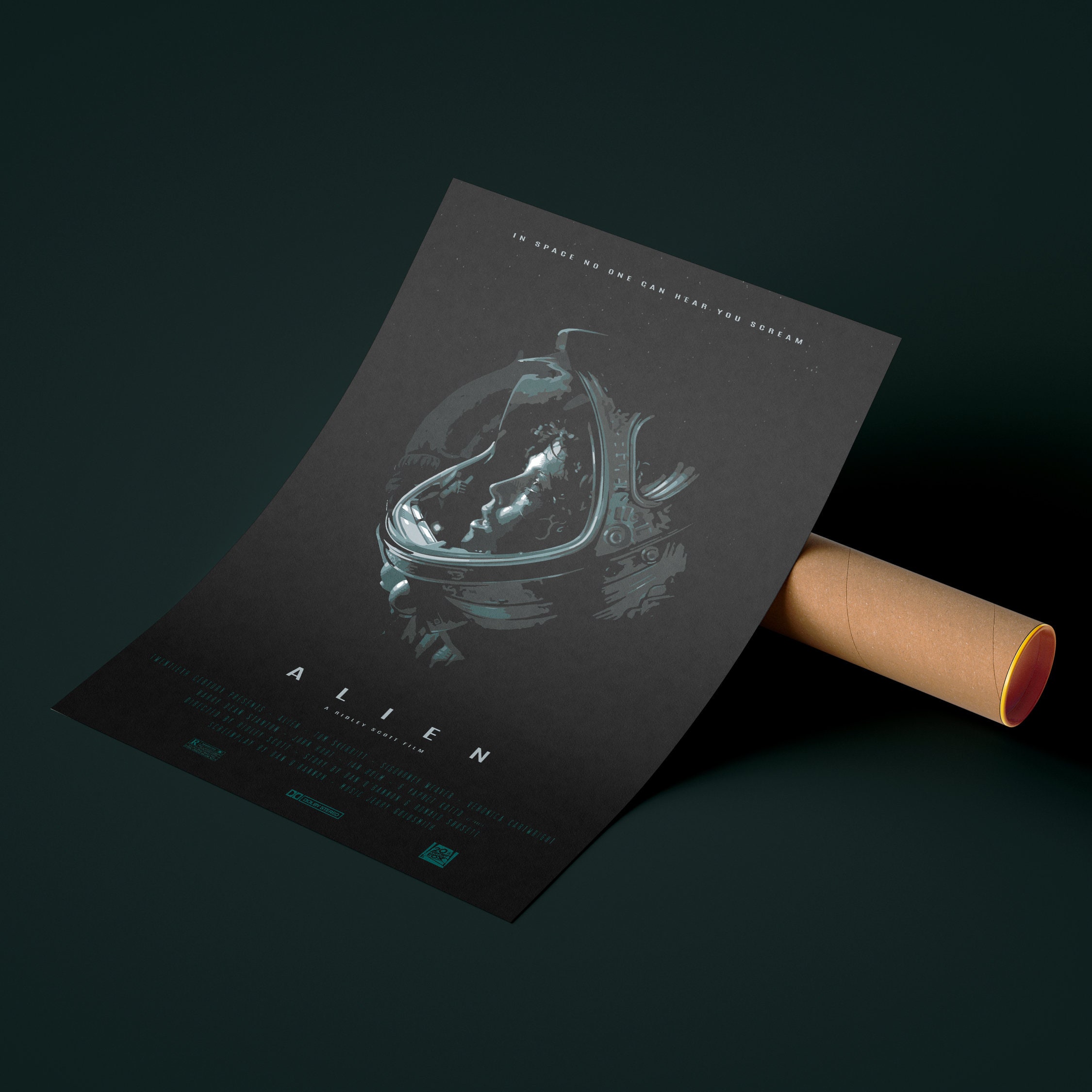 Alien Minimalist Poster - Etsy