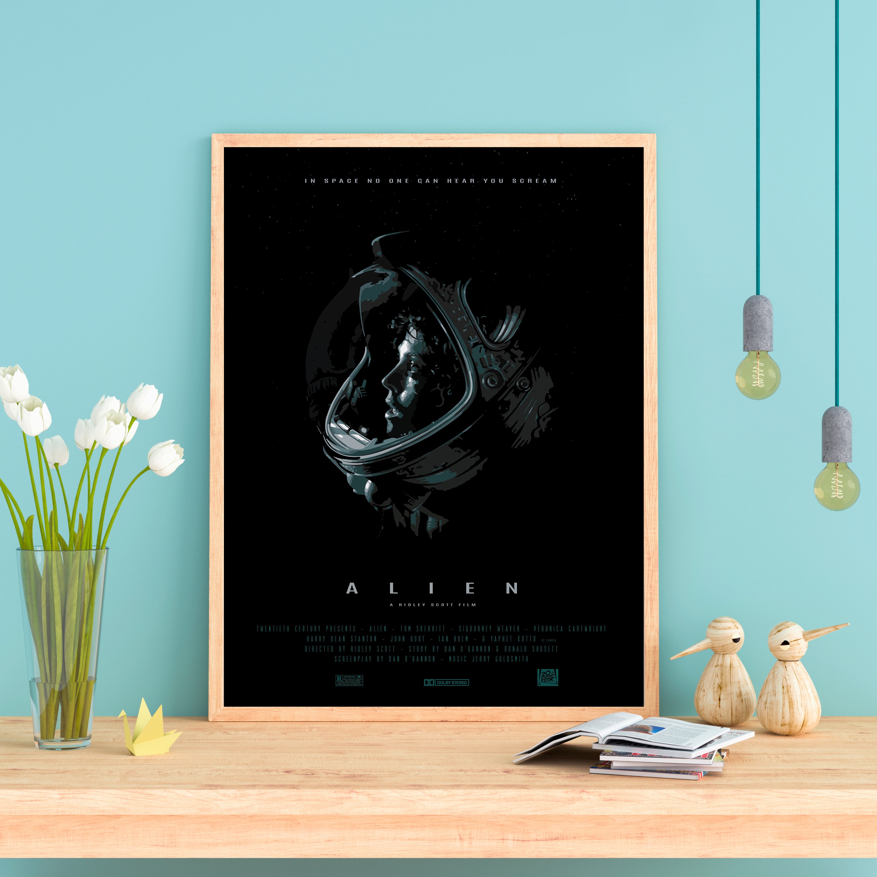 Alien Minimalist Poster - Etsy