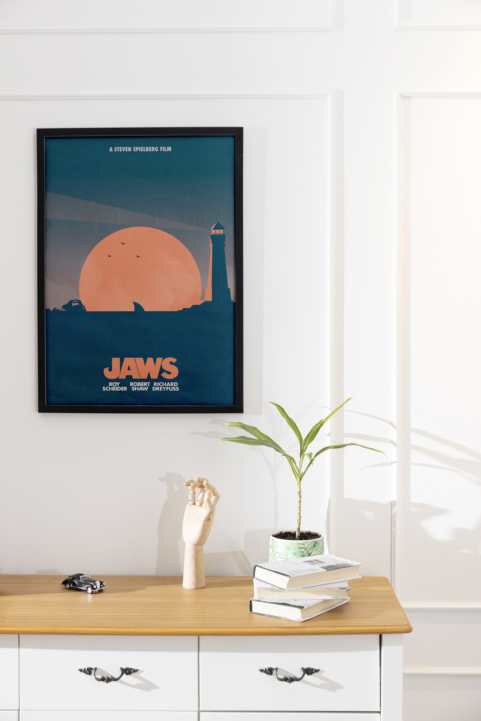 Jaws Poster Poster Minimalist Jaws Decoration Steven Spielberg - Etsy
