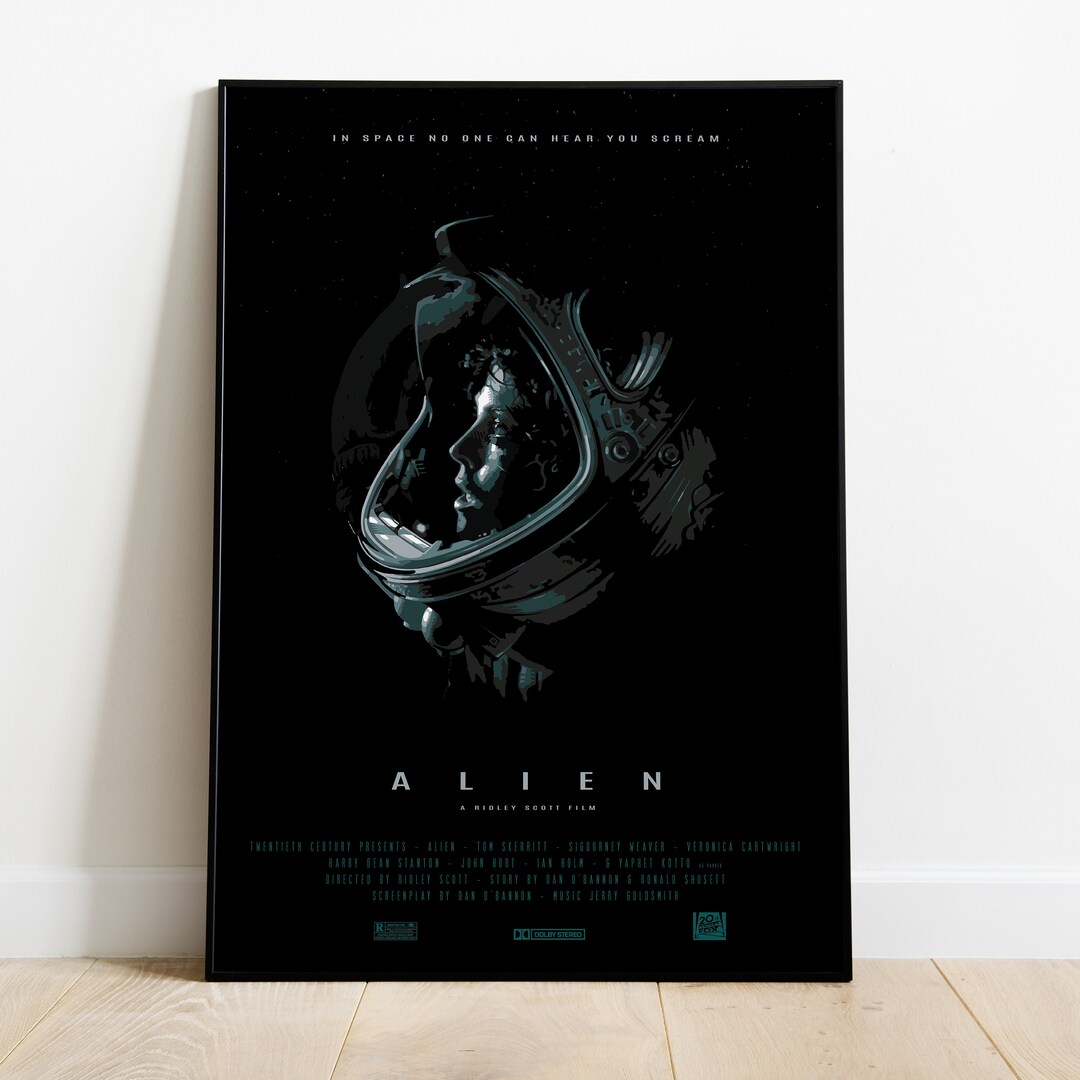 Alien Minimalist Poster - Etsy