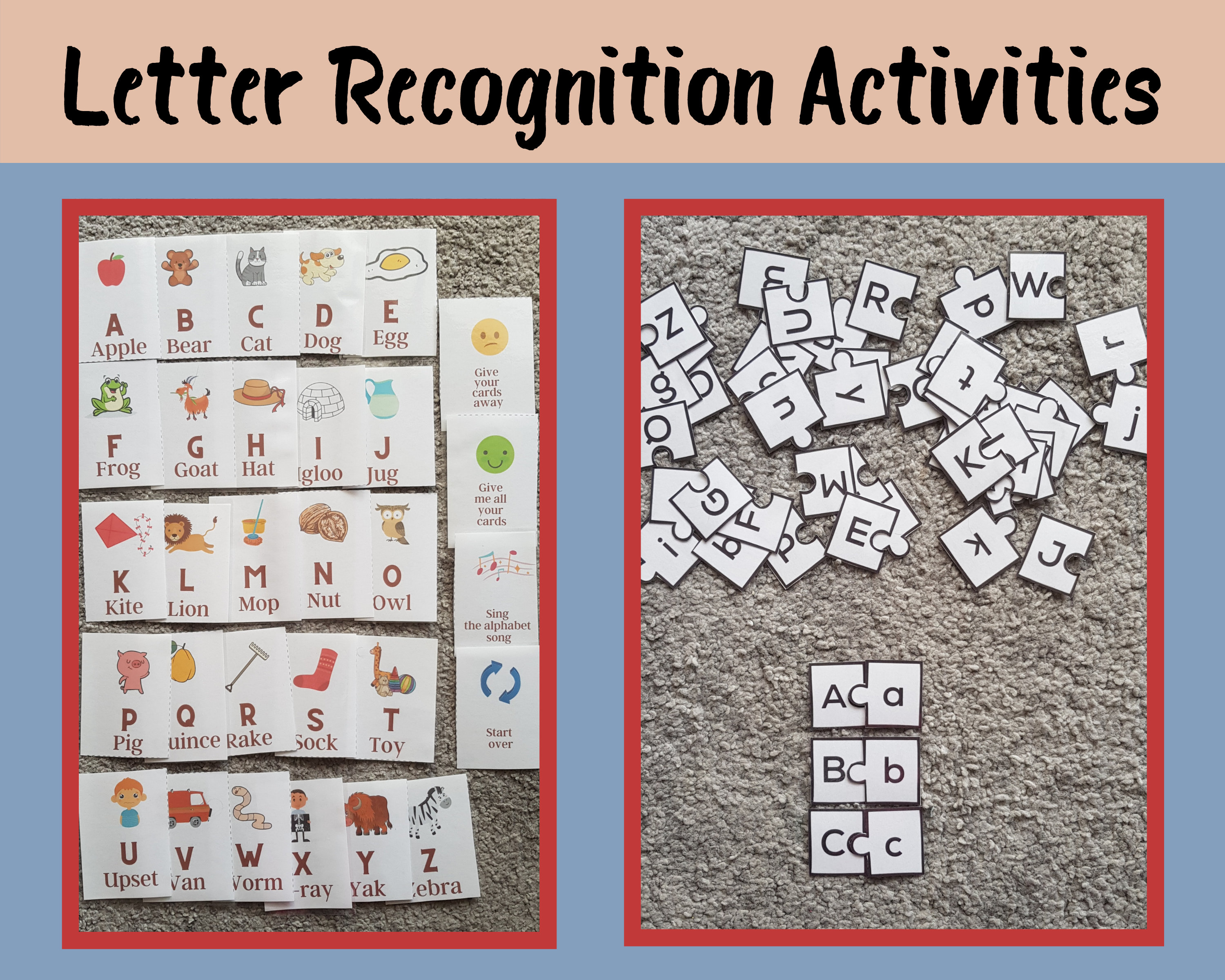 Alphabet Busy Book Preschool Busy Book Printable Learning - Etsy UK