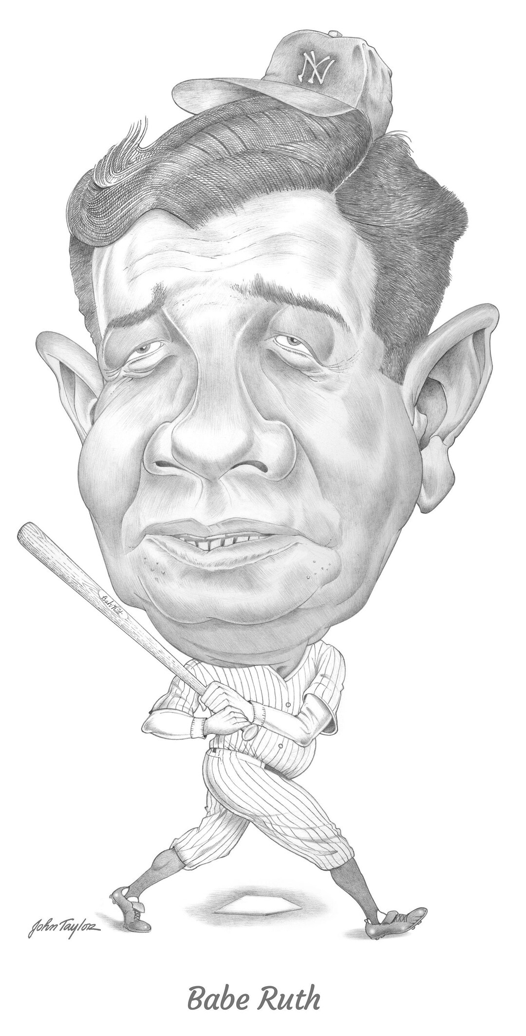 Babe Ruth, the Great Bambino - Etsy