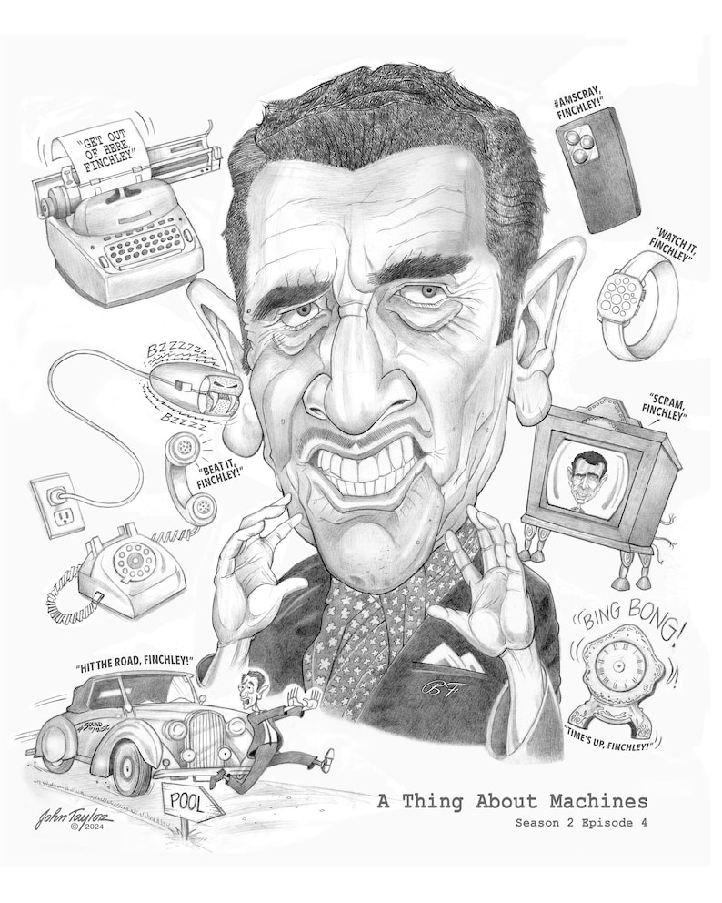 Twilight Zone Art - A Thing About Machines, Season 2 Episode 4 - Etsy