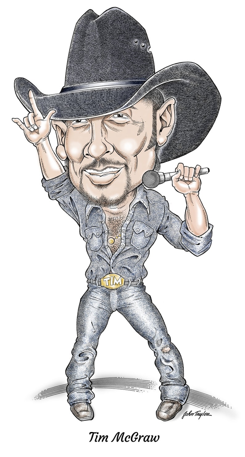 Tim Mcgraw, Country Music Singer - Etsy
