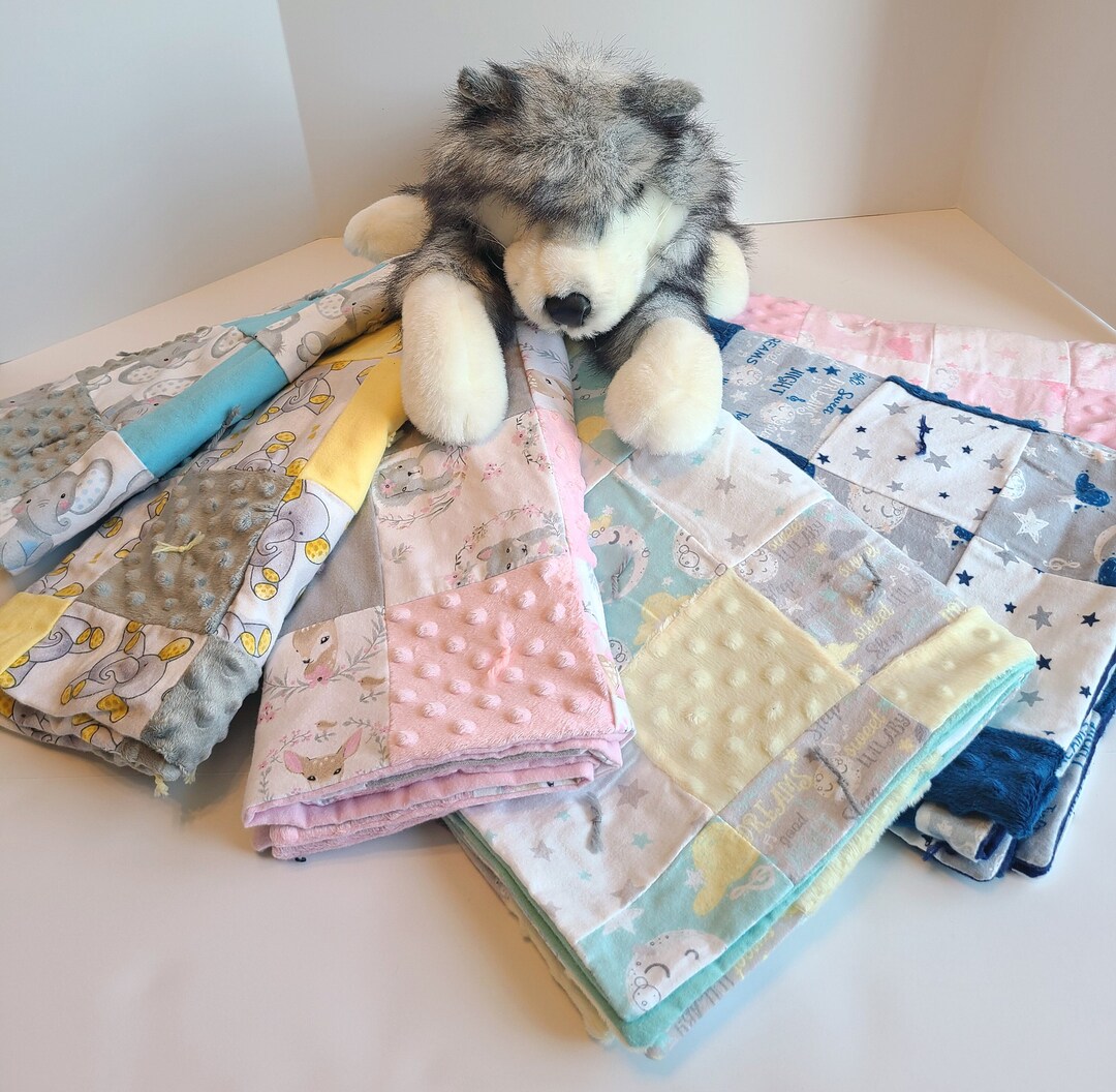Flannel Patchwork Baby Blankets - Etsy