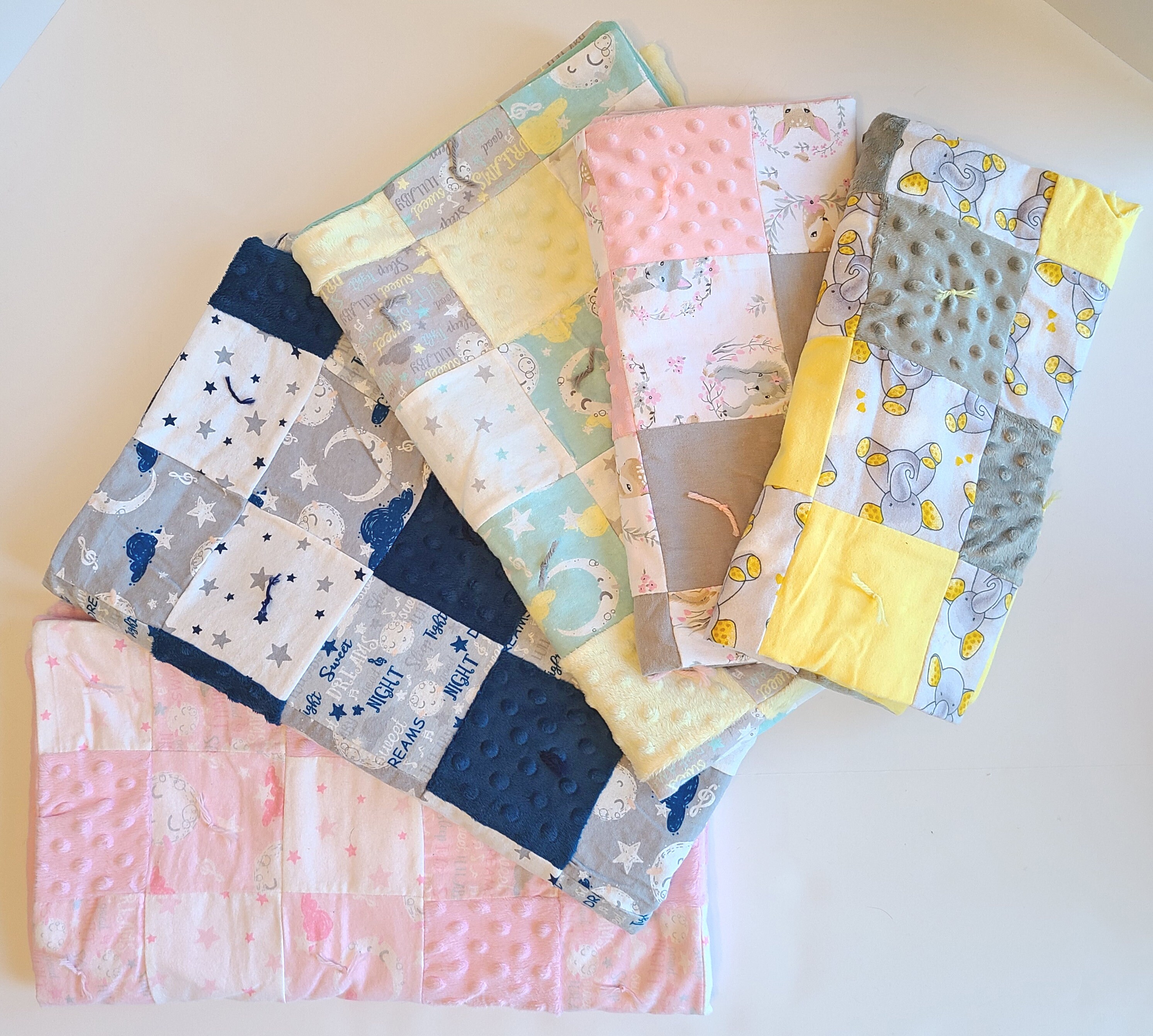 Flannel Patchwork Baby Blankets - Etsy