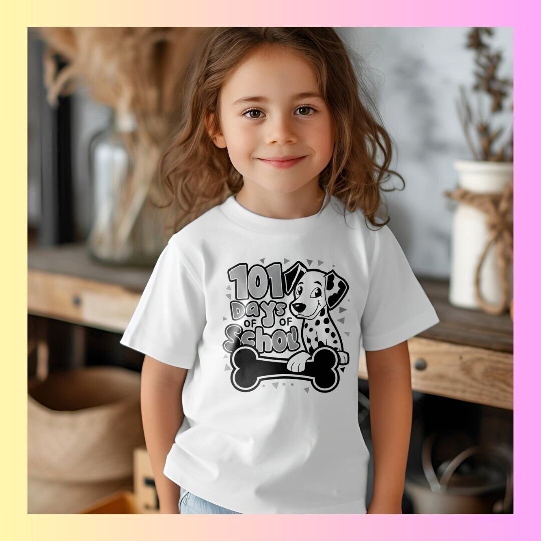 Dog Lover Svg Png, 101 School Day Svg, 101 Days Smarter Svg, Dalmatian ...