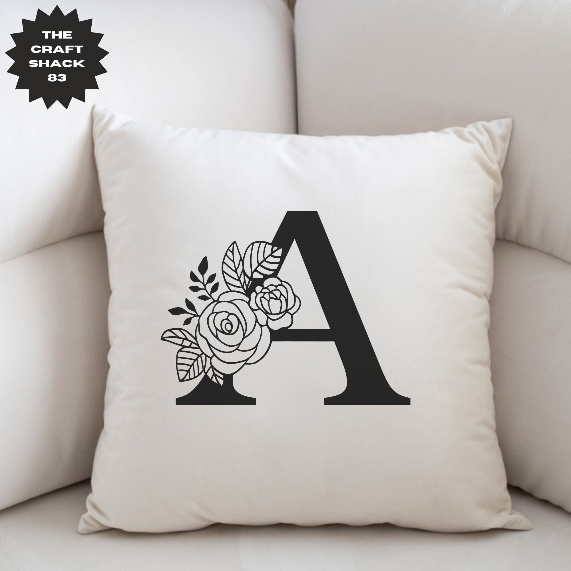 Flower Letter Monogram Svg Png Alphabet Svg Flower Monogram - Etsy Portugal