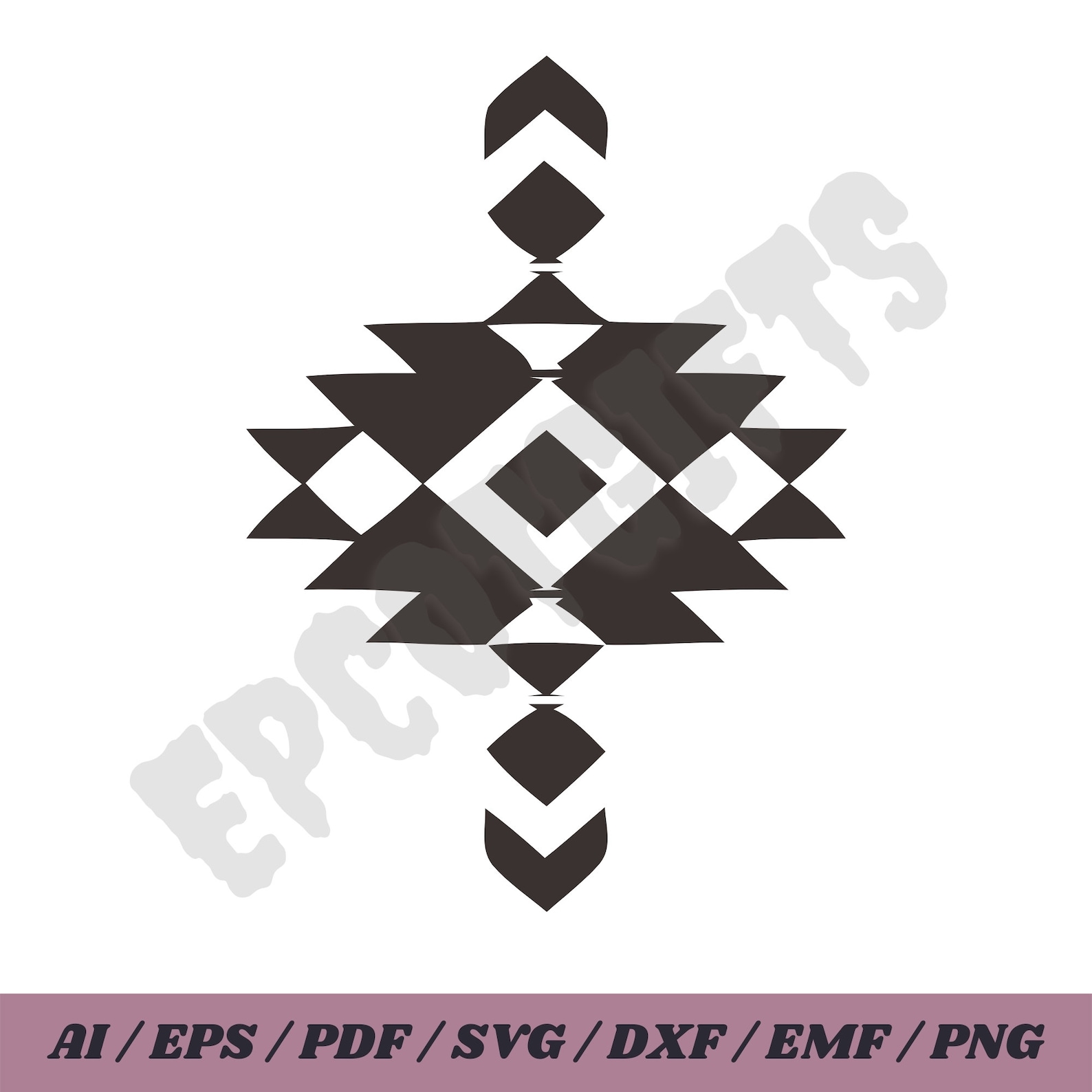 Tribal Aztec SVG Clipart, Native American Design (digital Download) - Etsy