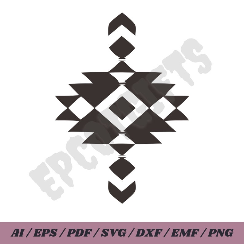 Tribal Aztec Svg, Tribal Clipart, Aztec Svg, Native American, Indian ...