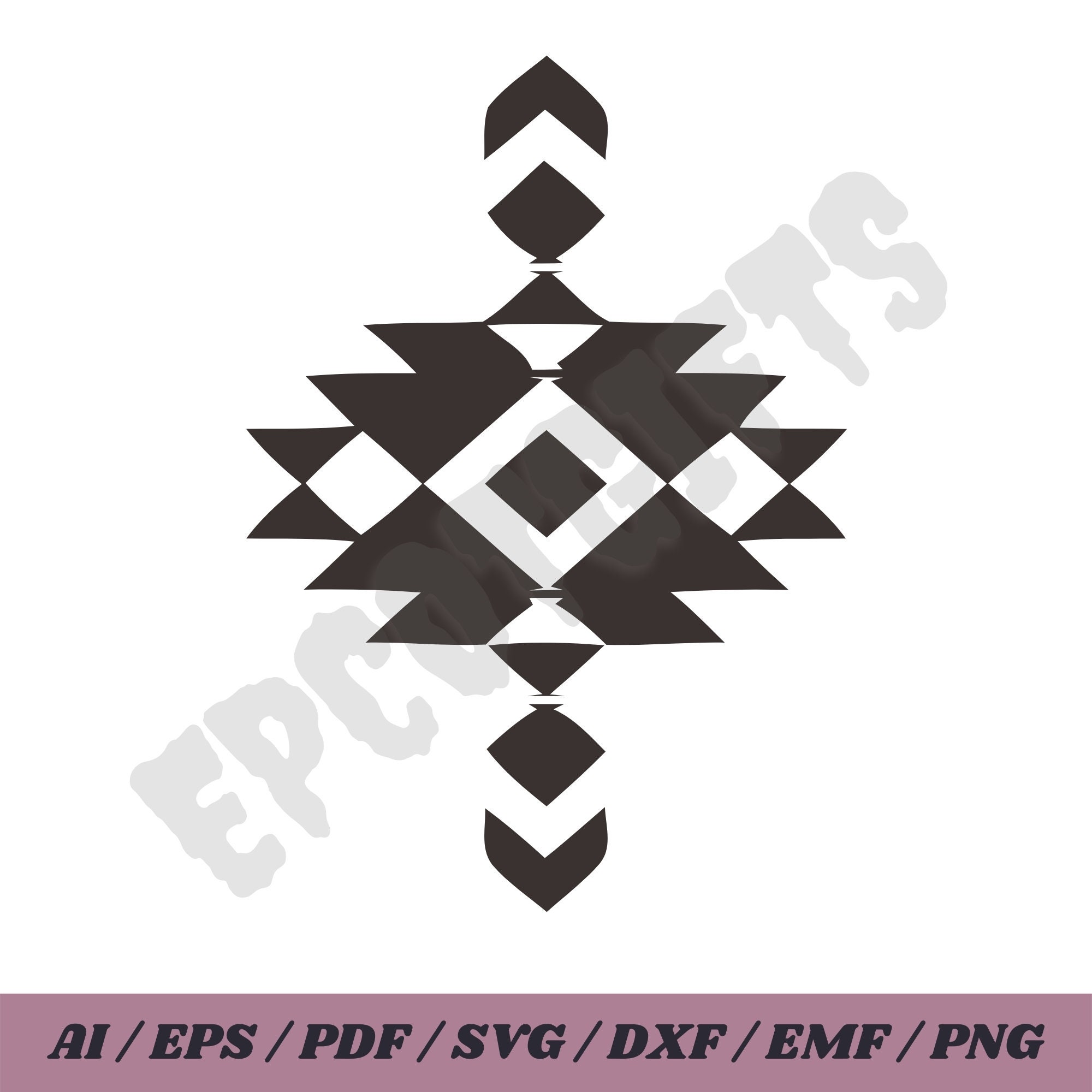 Tribal Aztec Svg, Tribal Clipart, Aztec Svg, Native American, Indian ...