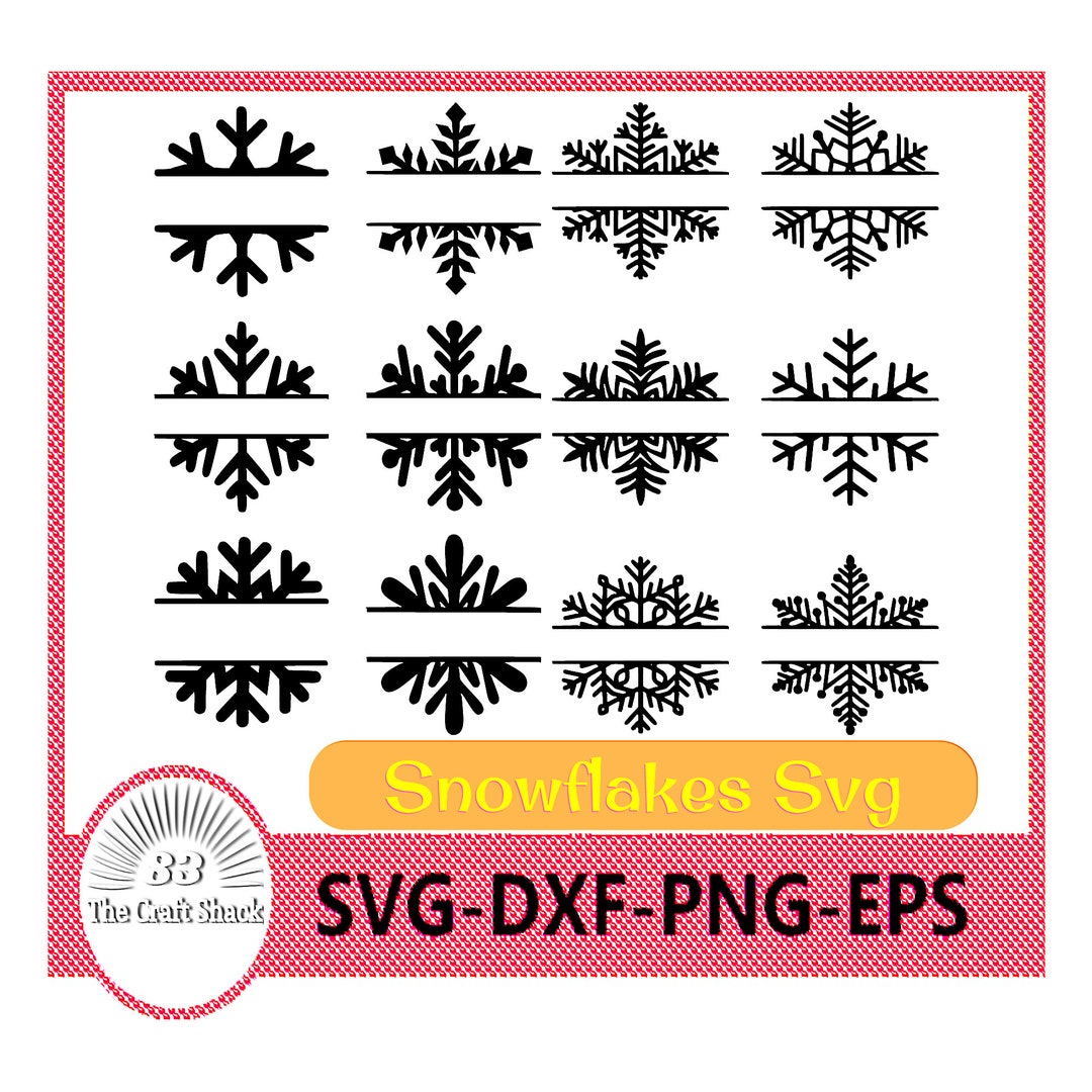 Snowflake Svg Cutfile Snow Flake Svg Cut File Christmas Clipart ...