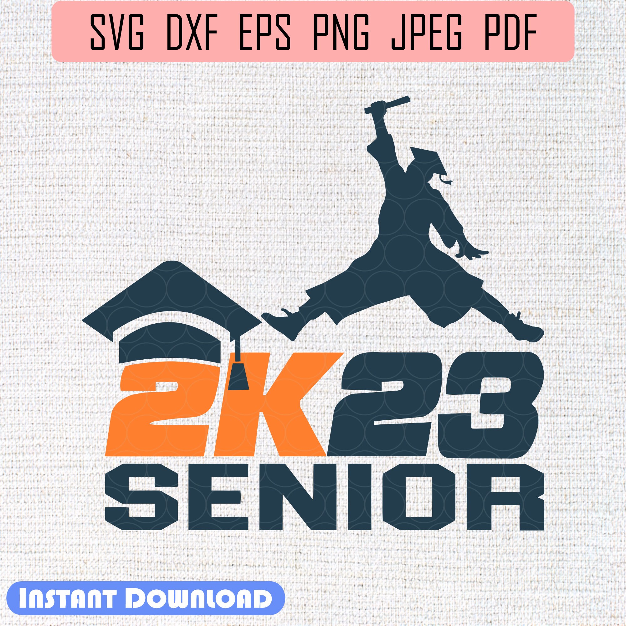 2K23 SVG Cricut Cut File, Air Senior SVG, Class of 2023 SVG, Senior ...