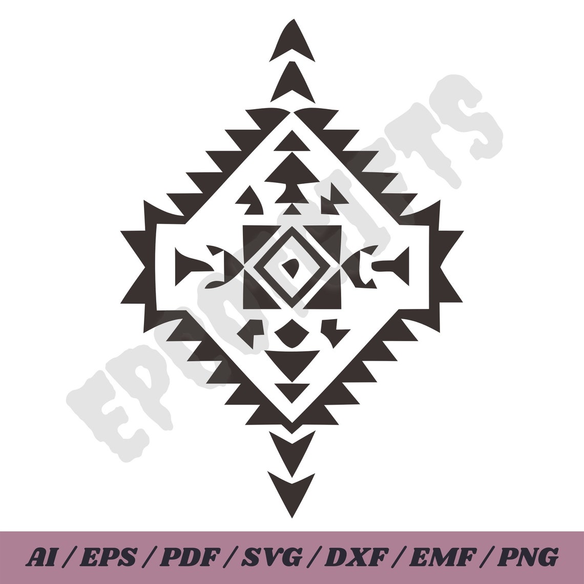 Tribal Aztec Svg, Tribal Clipart, Aztec Svg, Native American, Indian ...
