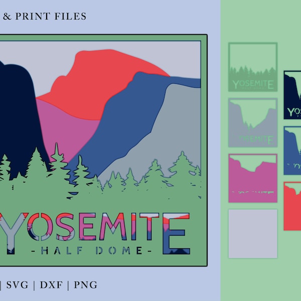 Yosemite Svg - Etsy