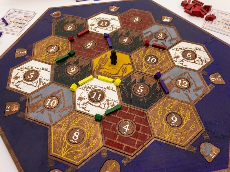 Expansion Pack - Digital Laser Cut Files | Custom Catan-inspired Wooden ...