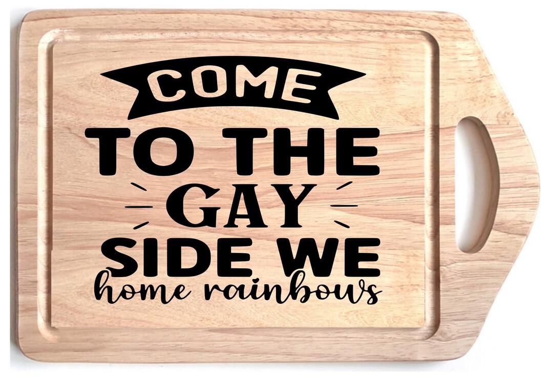 LGBTQ Gay Pride Inspired "come to the Gay Side We Home Rainbows ...