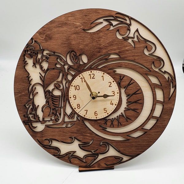 Laser Cut Clock - Etsy UK