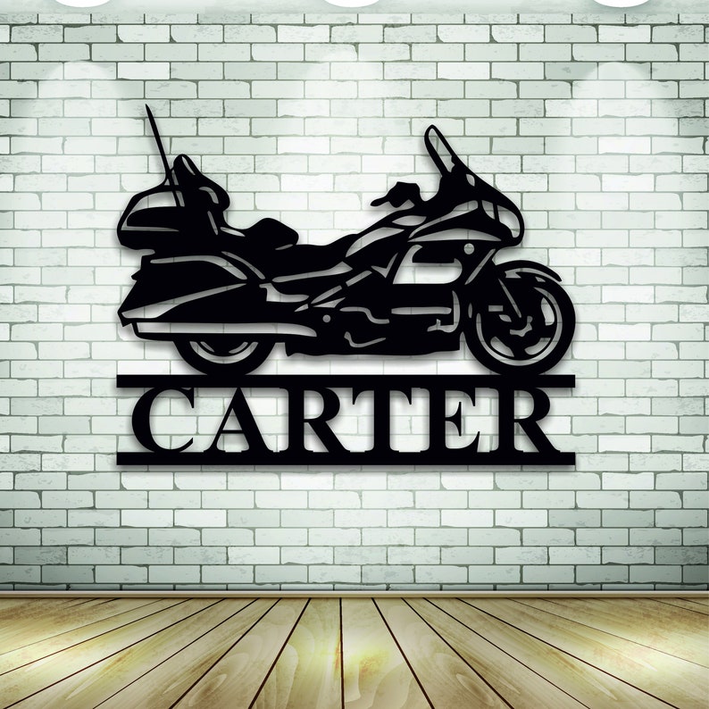 Custom Metal Motorcycle Sign Personalized Motorcycle name | Etsy