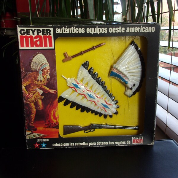 Native American Action Figure - Etsy