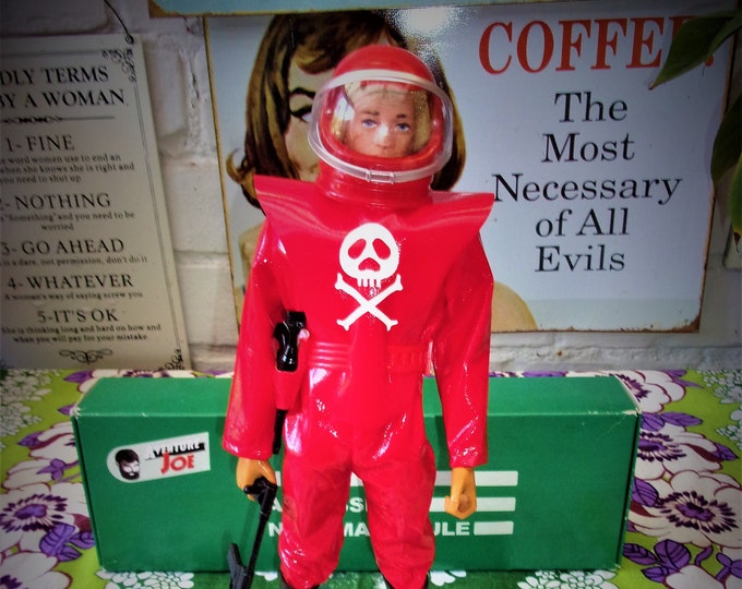 Rare Vintage 1960s Palitoy Action Man Dressed in Adventure Joe Captain ...