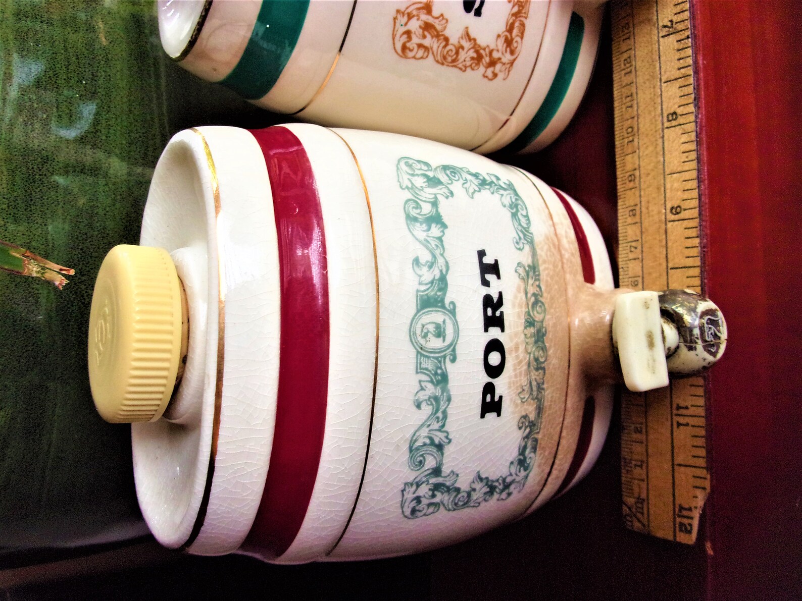 Vintage Wade Pottery Decanter Barrels Royal Victoria England W & A ...