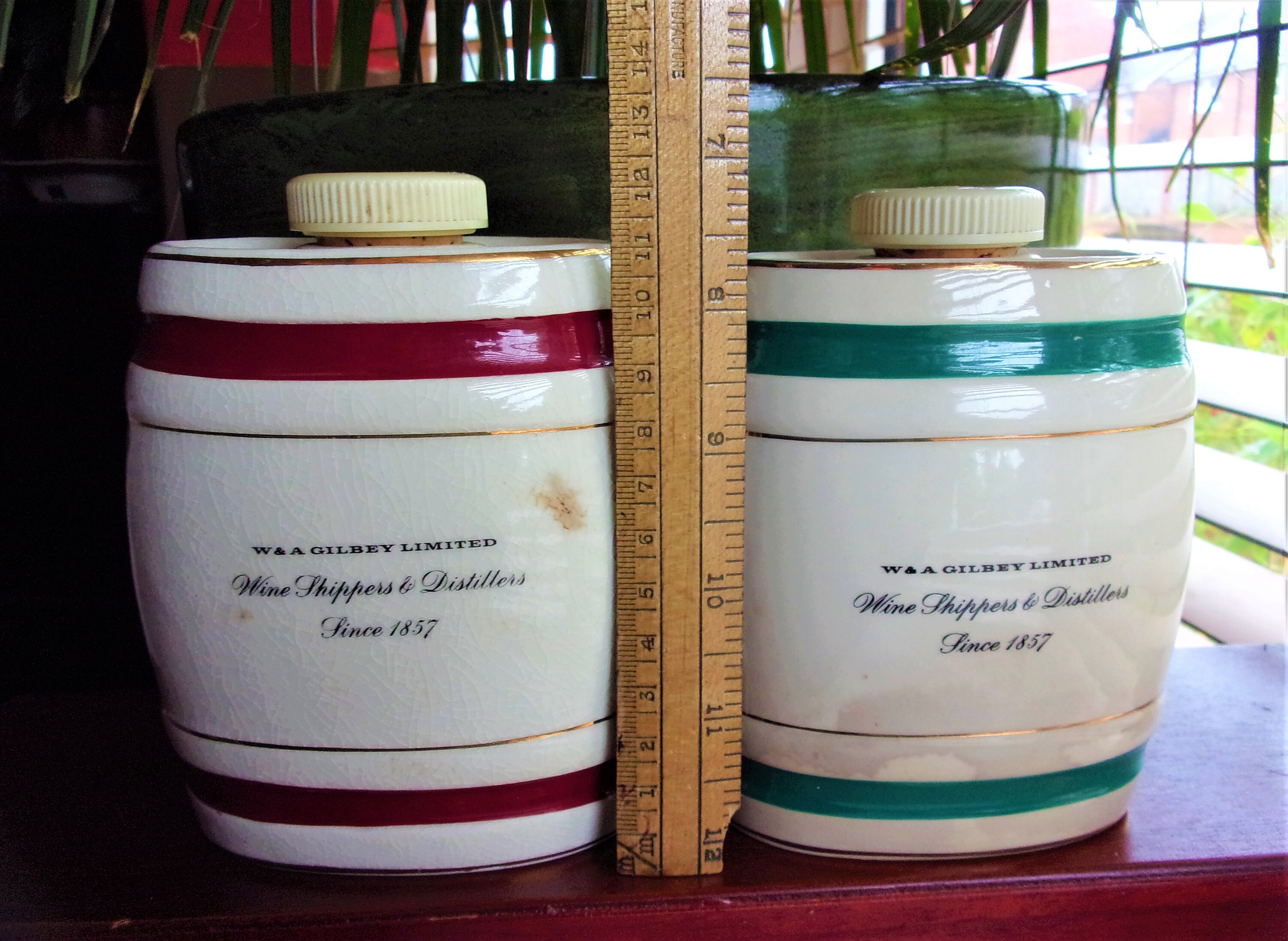 Vintage Wade Pottery Decanter Barrels Royal Victoria England W & A ...