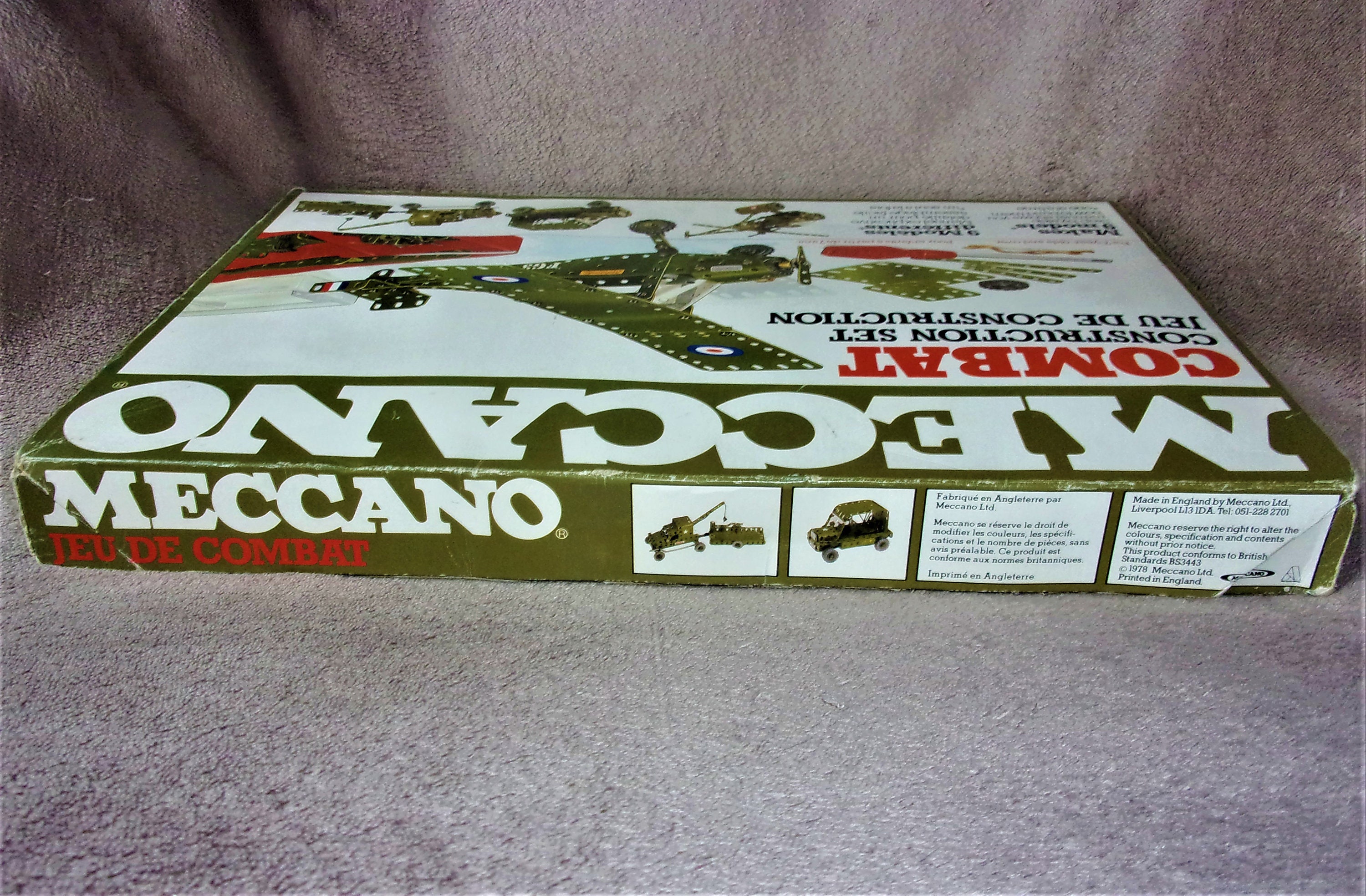 Vintage 1978 Meccano Combat Construction Set Instruction Plus 2 Manuals ...