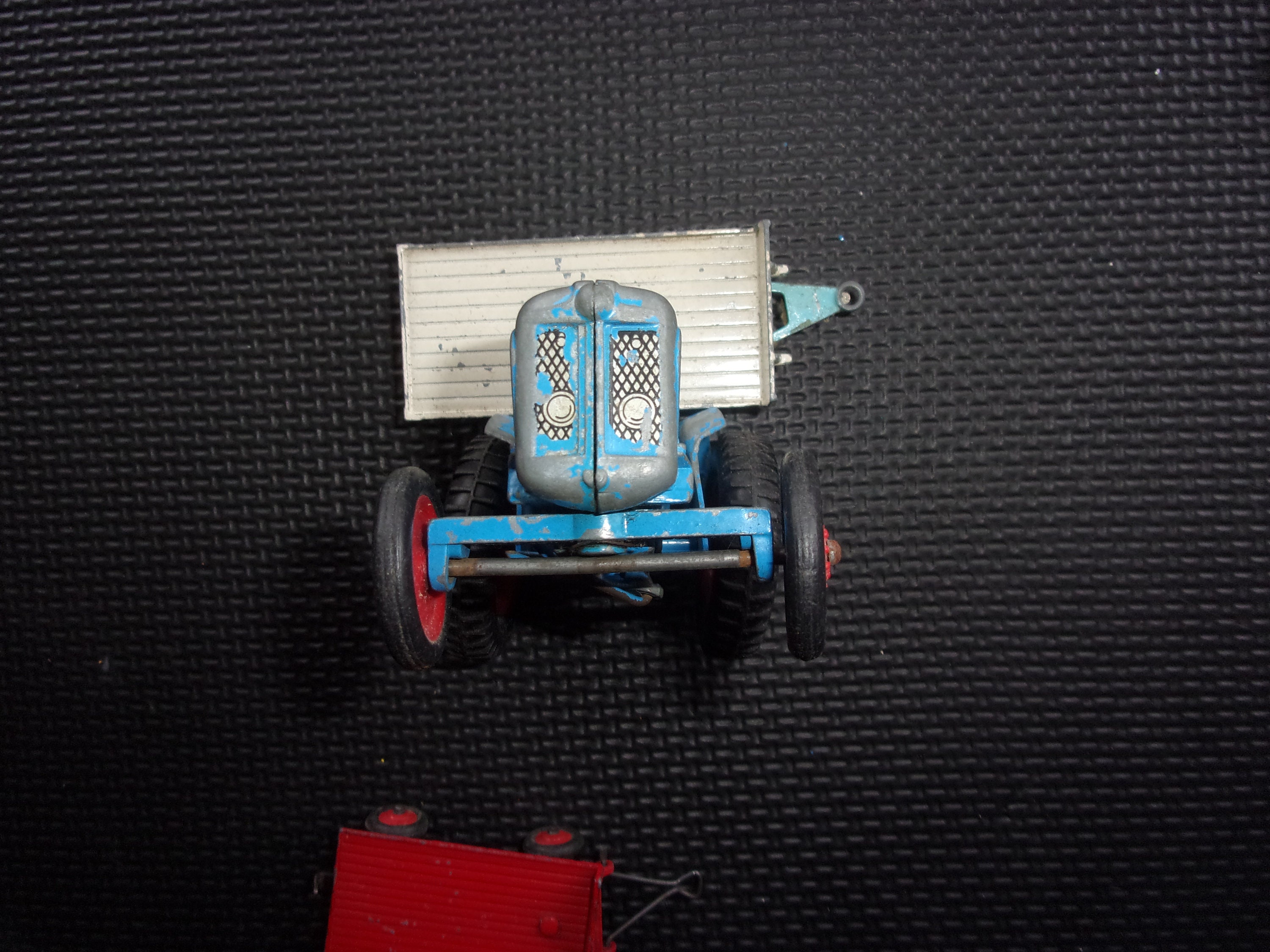 Vintage Toy Blue Tractor by Crescent Toys Ltd With Dinky Meccano Corgi ...