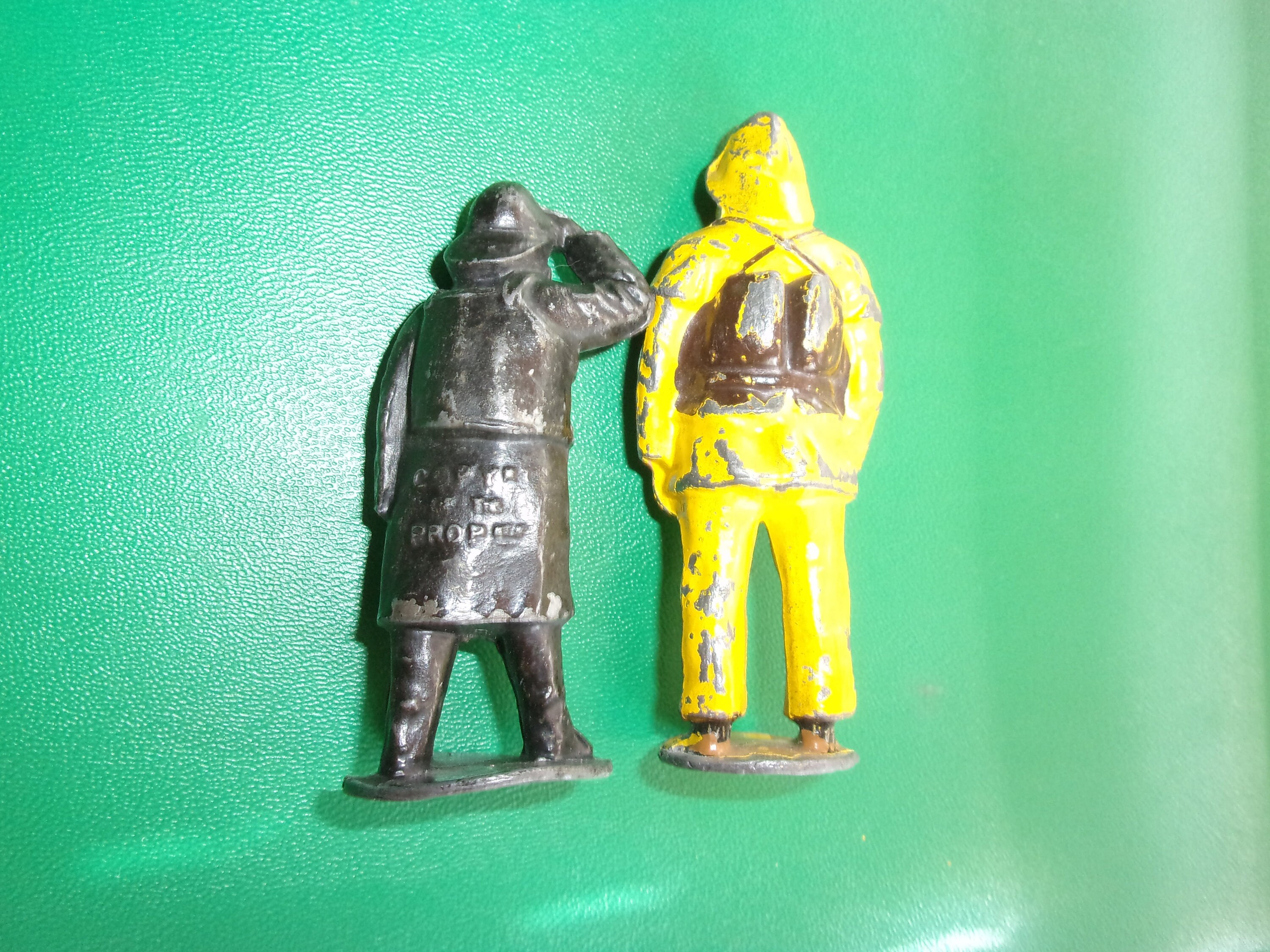 Vintage 1940s Painted Britains Ltd RNLI Lifeboat Man and 1950s Johillco ...