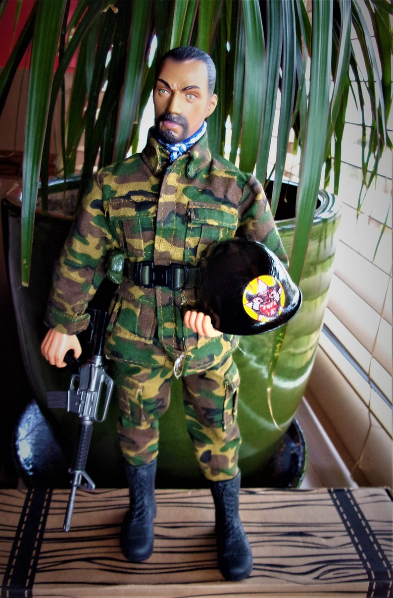 1990s Action Figure Vietnamese ARVN Black Cat Scout Ranger Kit Bash ...